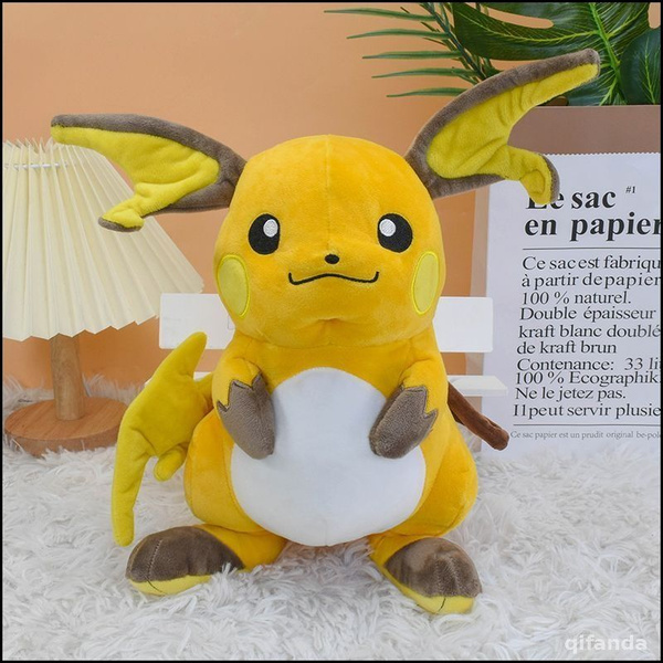 Мягкая игрушка покемон Райчу 30 см / Pokemon plush toy Raichu купить на ...