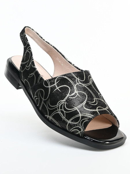 Босоножки Женский Ascalini Стандартный низкий (до 4 см) Натуральная кожа, размер 43 9 Лето ...