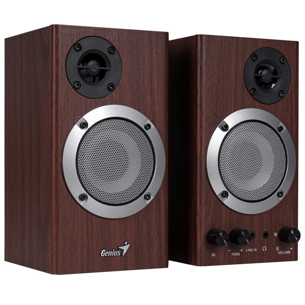 Колонки Genius SP-HF500B коричневый купить на OZON по низкой цене ...