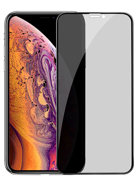 Защитное стекло Hoco A13 iPhone X/XS/11 Pro, "Анти-шпион" , цвет черный купить на OZON по низкой ...