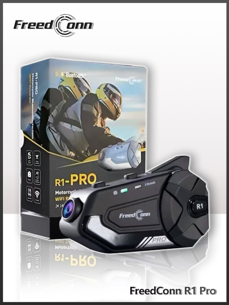 Мотогарнитура с видеорегистратором FreedConn R1 Pro универсальная ...