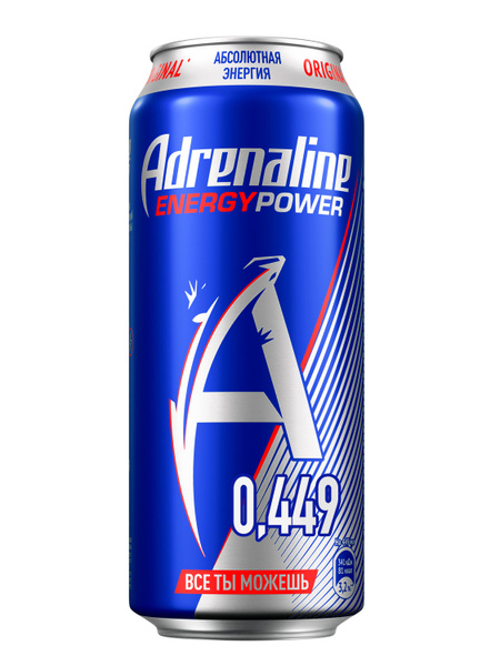 Энергетический напиток Adrenaline Game Fuel Конфетный, 449 мл купить на ...