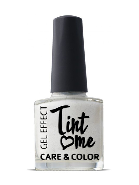 Tint Me Лак для ногтей с эффектом геля, тон 86 белый перламутр купить ...