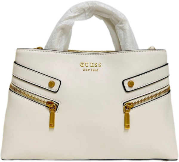 Сумка Женская на плечо Guess Trissa Shopper White купить на OZON по ...