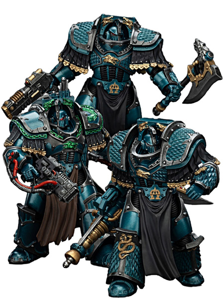 Подвижная фигурка Warhammer 30K JOYTOY 1/18 Alpha Legion Legion Praetor ...