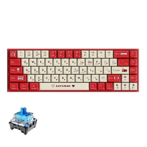 Gallaz Игровая клавиатура проводная , (GX Brown), Английская раскладка ...