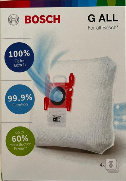 Мешки-пылесборники BBZ41FGALL 17003048 для пылесоса Bosch PowerProtect ...
