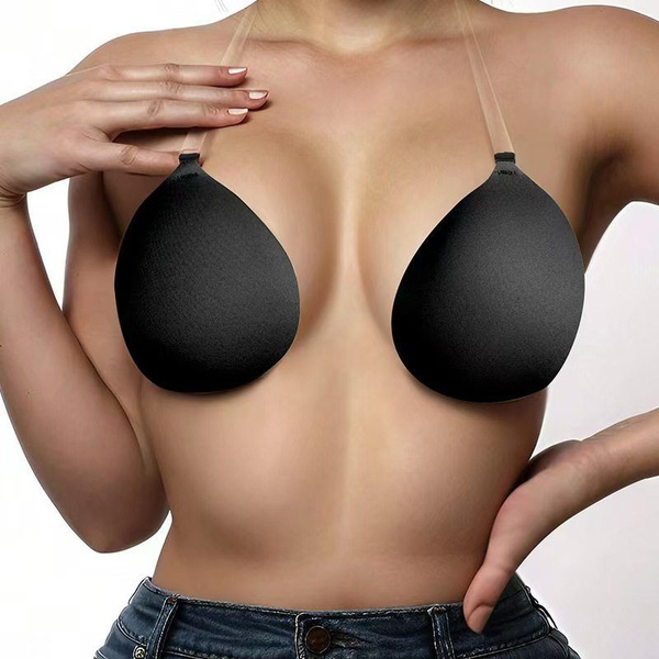 Накладки-бюстгальтер для груди Женский, размер 65B, 70B Политекс черный Китай купить c доставкой ...