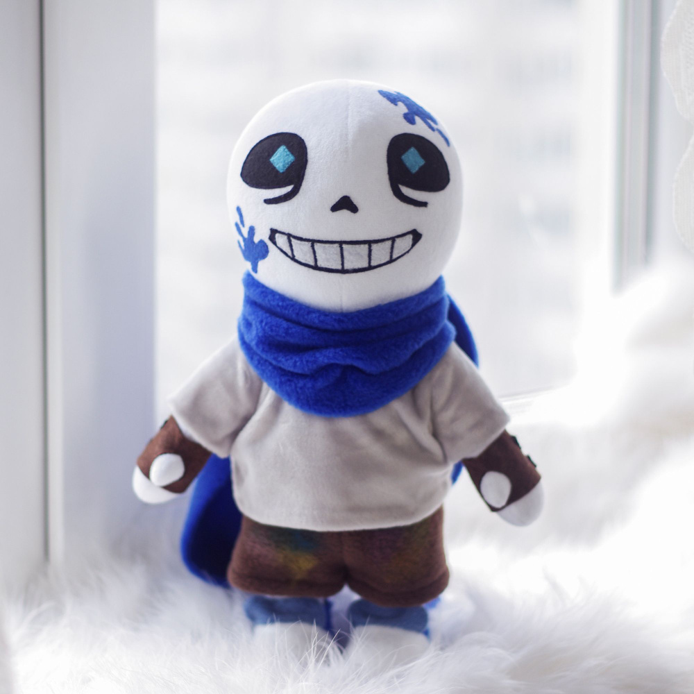 Мягкая кукла Blueprint Sans Санс Блюпринт, игрушка joujou_craft ручной ...