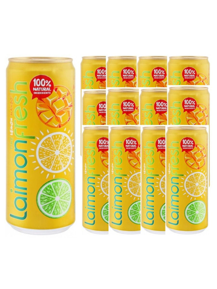 Напиток безалкогольный "Laimon Fresh" Манго 0,33 ж/б*12шт - купить с ...
