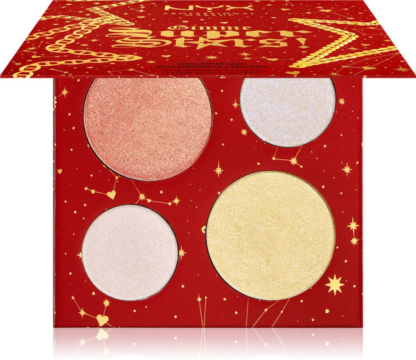 NYX Professional Makeup Gimme SuperStars! Highlighter хайлайтер Quad ...
