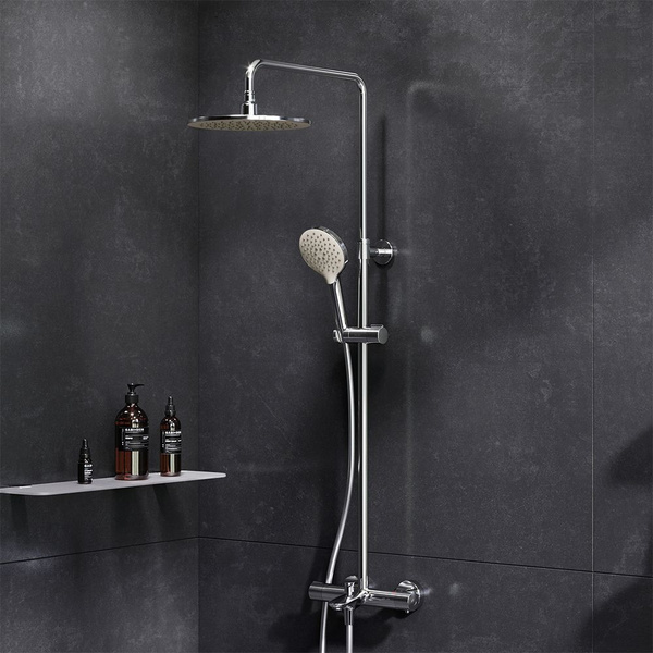 Душевой комплект с верхним душем и термостатом для ванны AM.PM ...