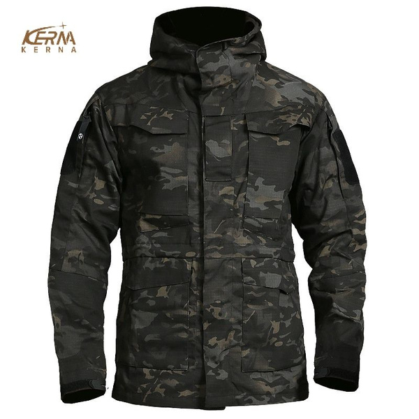 Куртка камуфляжная KERNA, размер 52 (XL), На любой сезон, цвет черный матовый - купить по ...