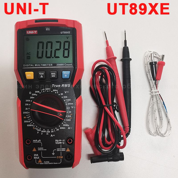 UNI-T UT89XE Мультиметр профессиональный цифровой измеритель вольтметра ...