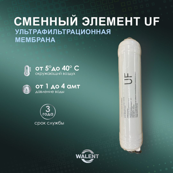 Сменный элемент UF системы очистки воды ультрафильтрационная мембрана ...