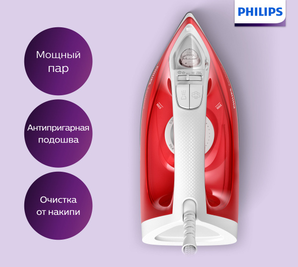 Утюг Philips GC1742/40 - купить по выгодной цене в интернет-магазине ...