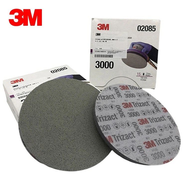 Круг для полировки 3M Trizact (тризак) P3000, абразивный диск, 1 шт ...