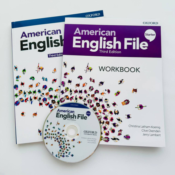 American English File Starter, 3 издание. ПОЛНЫЙ КОМПЛЕКТ: Student's Book (учебник) + Workbook ...