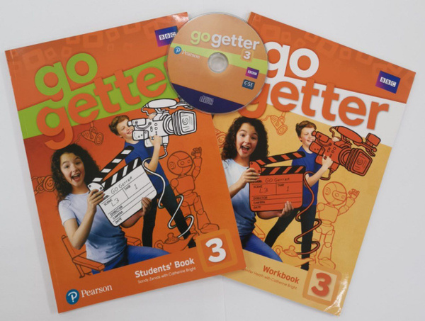 GoGetter 3 : Students' Book + WorkBook (учебник и рабочая тетрадь, 2 книги) + CD-диск. Go Getter ...