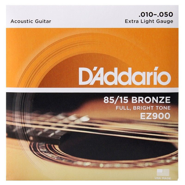 Струны для гитары акустической металлические комплект D'addario ...
