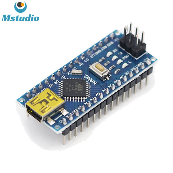 Модуль плата Nano V3 0 Ch340 на микроконтроллере Atmega168 Mini Usb для Arduino Разъём припаян