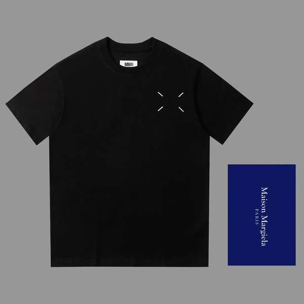 Футболка MAISON MARGIELA, размер 48, цвет черный, 100% хлопок - купить ...