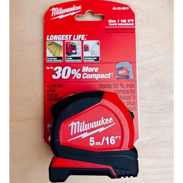 Стальная линейка Milwaukee Tape Measure Dual Standard 48-22-6617 ...