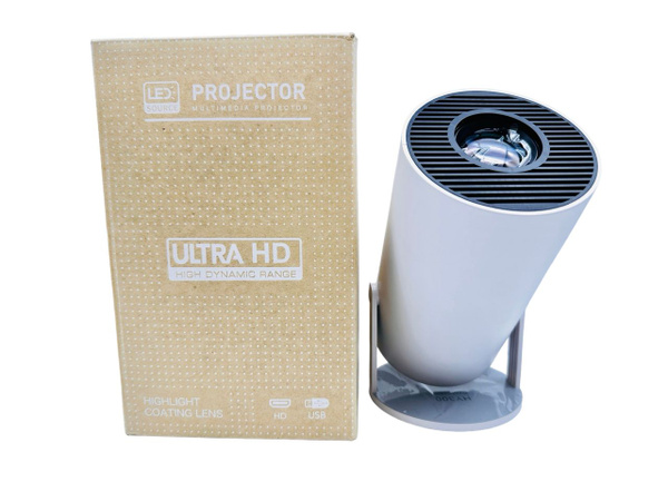 Проектор Беспроводной домашний Мини 4K Full HD HY300 HOME, 1LCD, белый ...