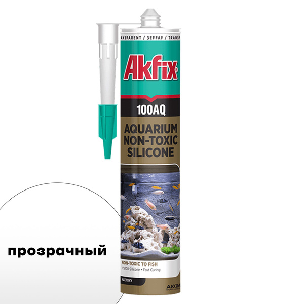 Силиконовый Герметик Akfix, Для аквариумов, прозрачный - купить по ...