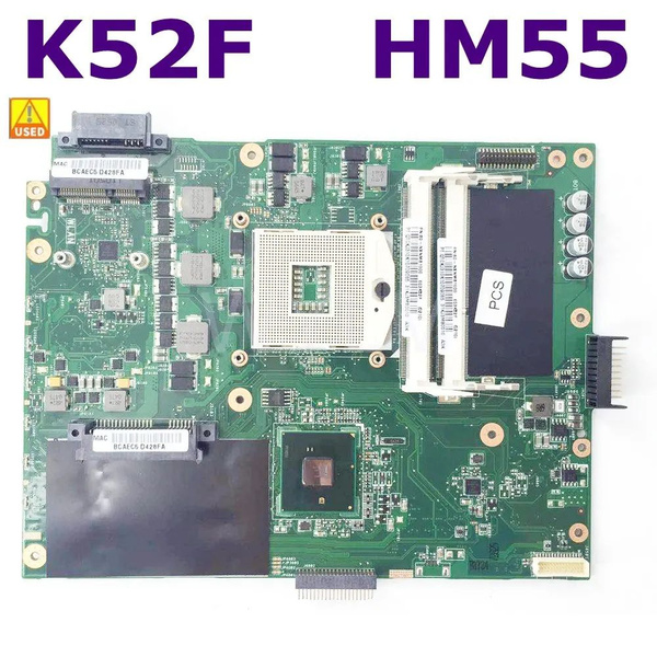Материнская плата K52F HM55 для материнской платы ноутбука ASUS A52F ...