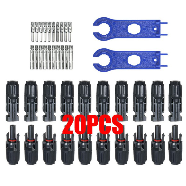 Соединитель солнечных батарей MC4 1000V / 30A - купить по выгодной цене в интернет-магазине OZON ...