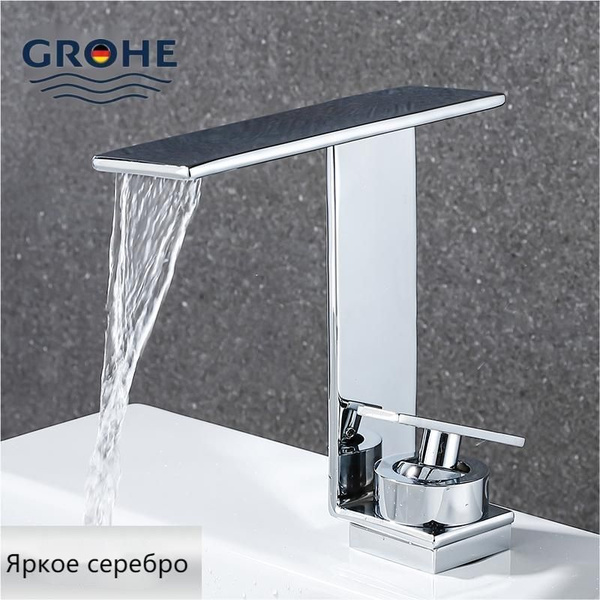 GROHE Creative Waterfall Смеситель для раковины, смеситель для горячей ...
