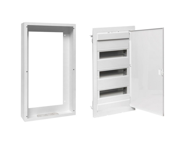 Щит силовой "Nova" 36 модулей с пластиковой дверью IP40 EKF с кожухом для навесного монтажа щита ...