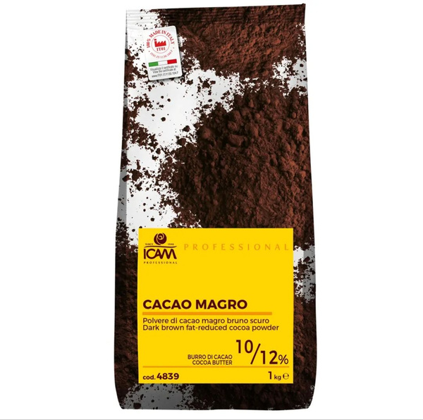 Какао-порошок алкализованный ICAM для выпечки 10/12% 1кг. Италия ...