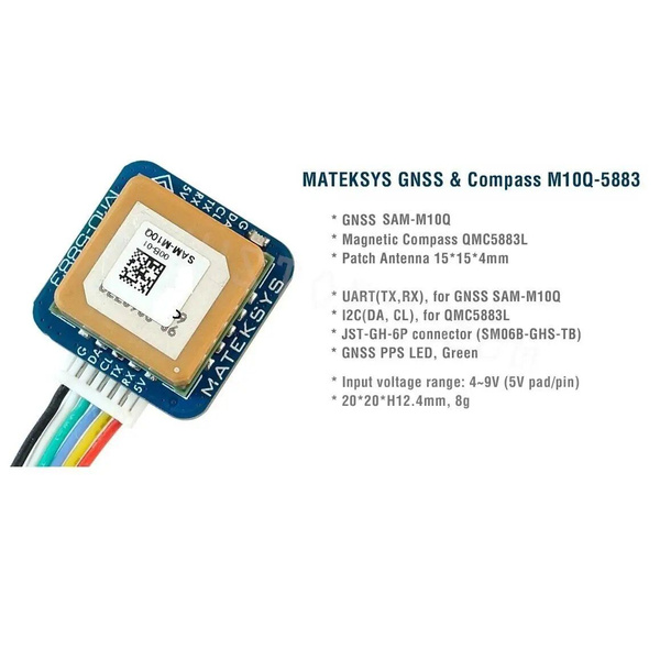 Новая система Matek M10Q - 5883 72 - канальный SAM - M10Q GPS и ...
