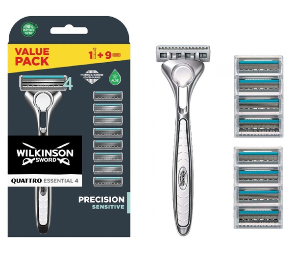 Wilkinson Sword / Schick Quattro Titanium PRECISION Sensitive ...