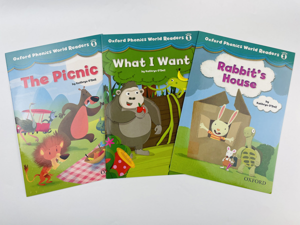 Oxford Phonics World Readers level 1, 3 книги на английском языке | O ...