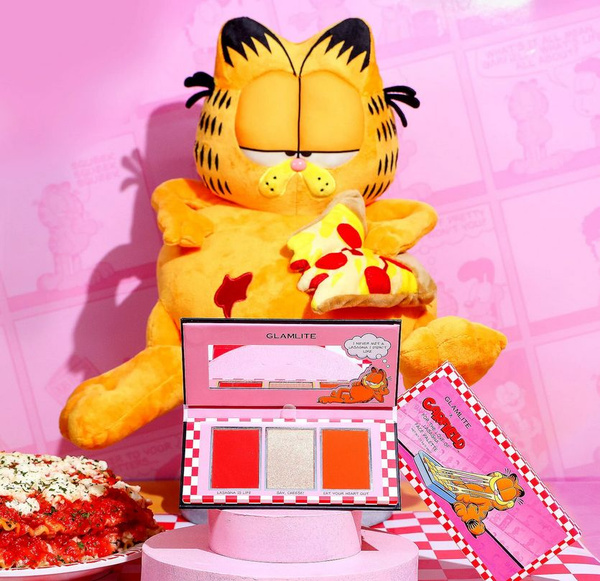 Garfield x Glamlite палитра для лица For the Love of Lasagna - купить с ...