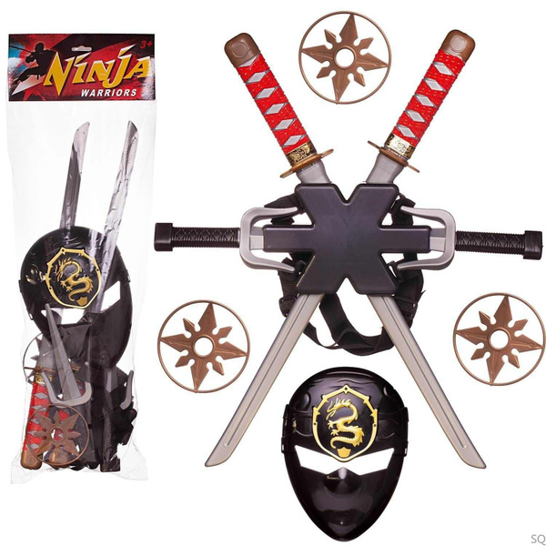 Игровой набор Junfa Маска и оружие маленького ниндзя, 10 предметов - купить с доставкой по ...