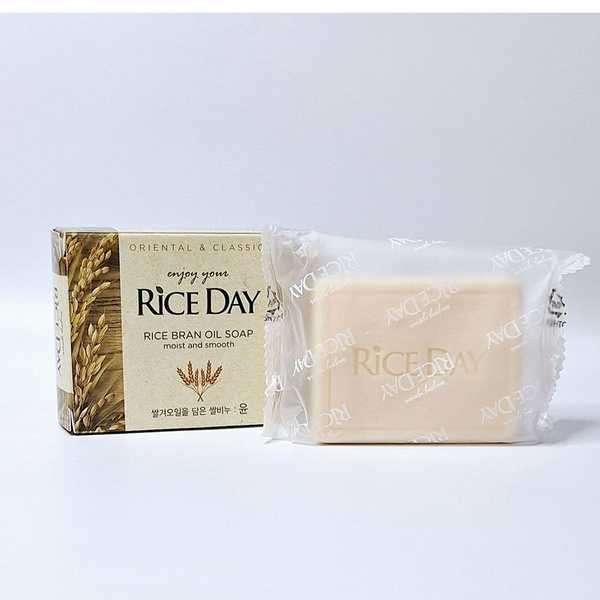 LION Мыло туалетное Rice day с экстрактом рисовых отрубей Корейское ...