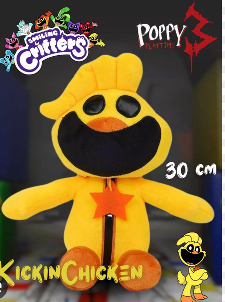 Мягкая Игрушка Улыбающиеся Зверьки / Kickin Chicken Poppy Playtime 3 ...