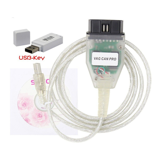 VCP CAN PRO V5.5.1 для VW Audi K-line с USB-ключом - купить с доставкой по выгодным ценам в ...