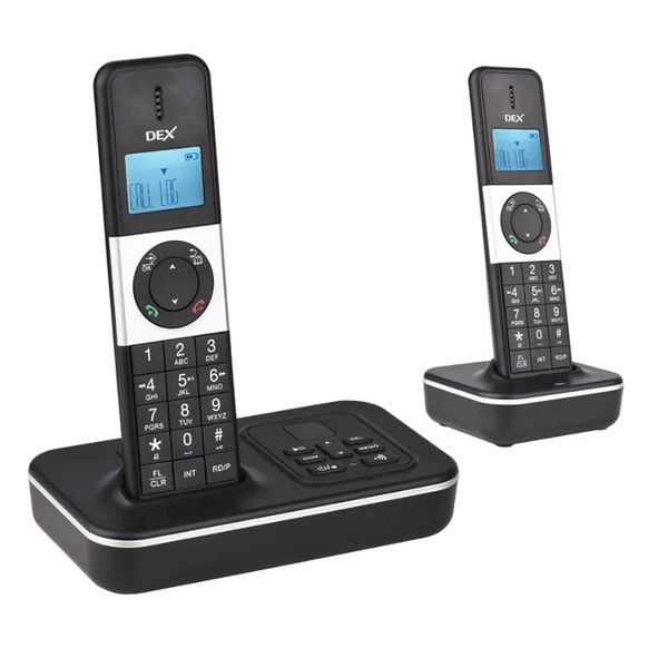 Беспроводной телефон DEX D1002TAM-D с двумя трубками - купить с ...