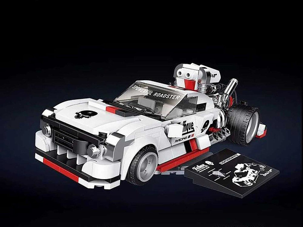 Конструктор Decool Белый драгстер, KC001_MK купить на OZON по низкой цене (1765974355)