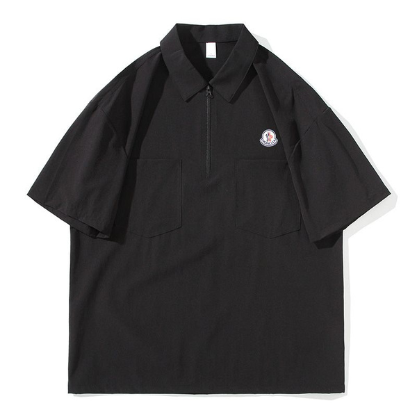 Поло MONCLER, размер 44, цвет черный - купить по выгодной цене в ...