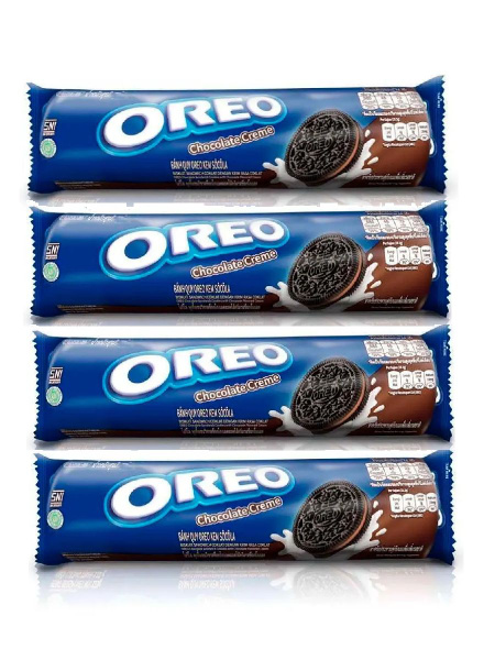 Печенье Oreo сэндвич с шоколадным кремом, 119.6 г х 4 шт купить на OZON по низкой цене (1967373232)