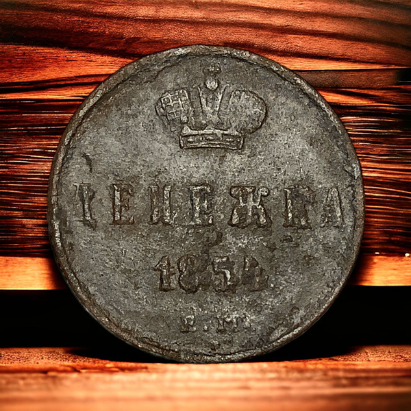 Монета Российской Империи Полушка 1854 года, ВМ. Николай I - купить в интернет-магазине OZON с ...