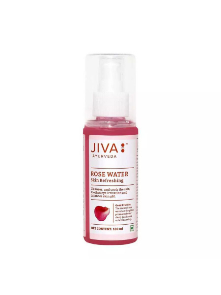 Jiva Ayurveda Розовая вода (Rose Water), 100 мл - купить с доставкой по выгодным ценам в ...