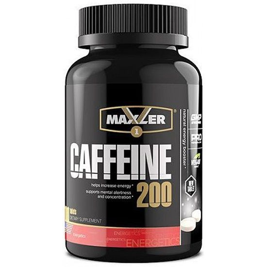 Добавка MAXLER Caffeine 200 мг,№ 100 - купить с доставкой по выгодным ...