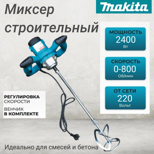 Миксер строительный Макита И миксер М (т), 2100 Вт - купить ...
